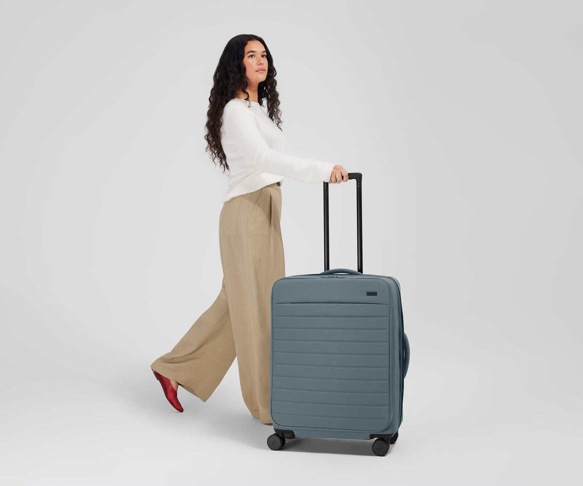 Coast Blue Medium Soft Shell Suitcases: Checked Luggage | Away