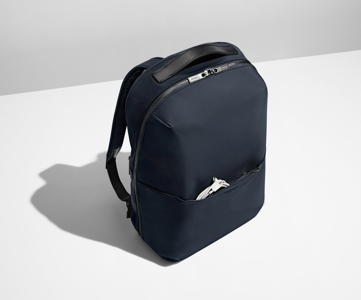 The Everywhere Zip Backpack in Navy Blue | Away
