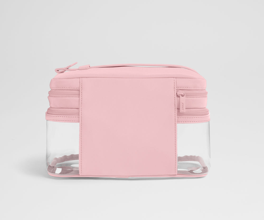 Clear Cosmetic Case in Blush Pink | Away: Built for modern travel