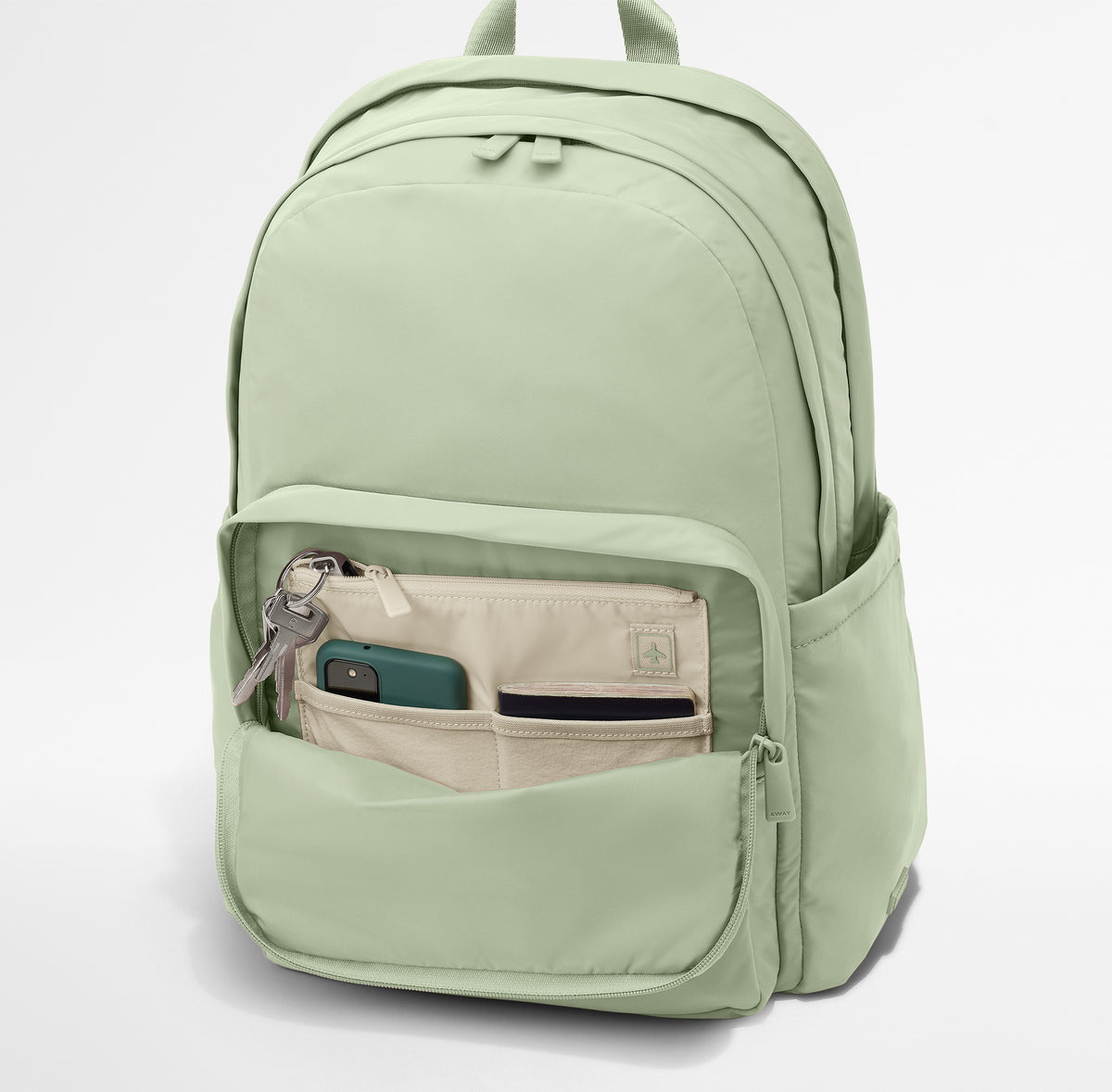 Sage Green Large Lightweight Backpack for Travel | Away