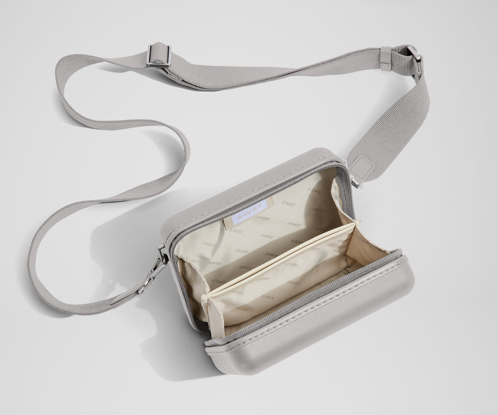 The Mini Crossbody Bag in Cloud Gray | Away: Built for modern travel
