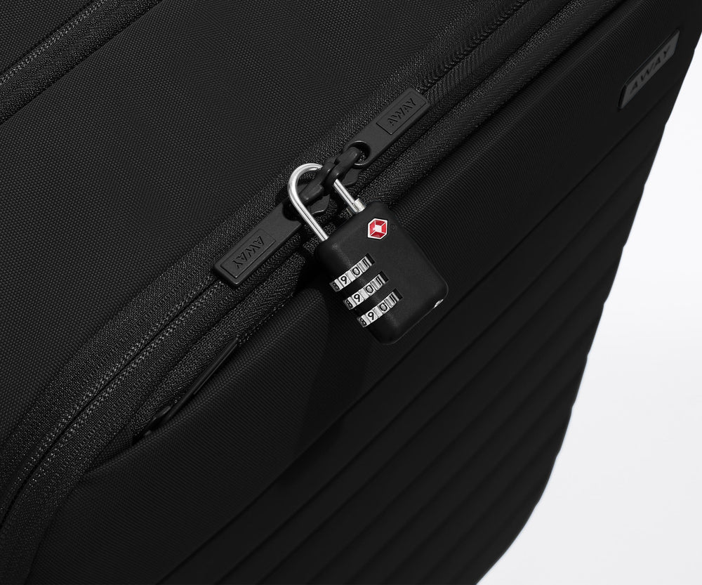 Jet Black Medium Soft Shell Suitcases: Checked Luggage | Away